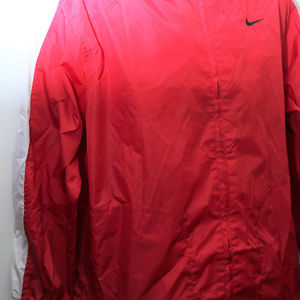 Nike | Jackets & Coats | Rare 9s Vintage Nike Red Windbreaker Jacket ...